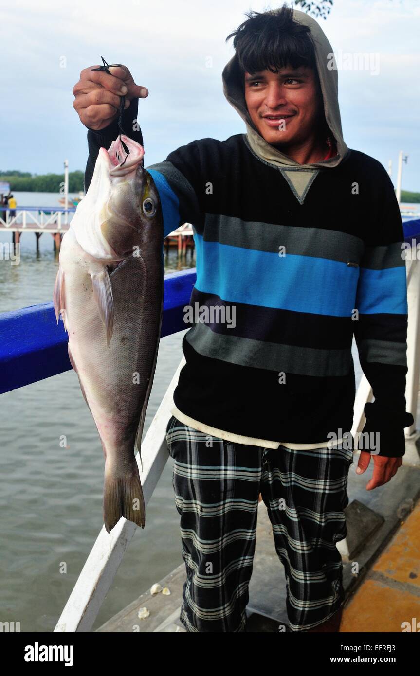 Peje Blanco Fish - Port in PUERTO PIZARRO. Department of Tumbes .PERU ...