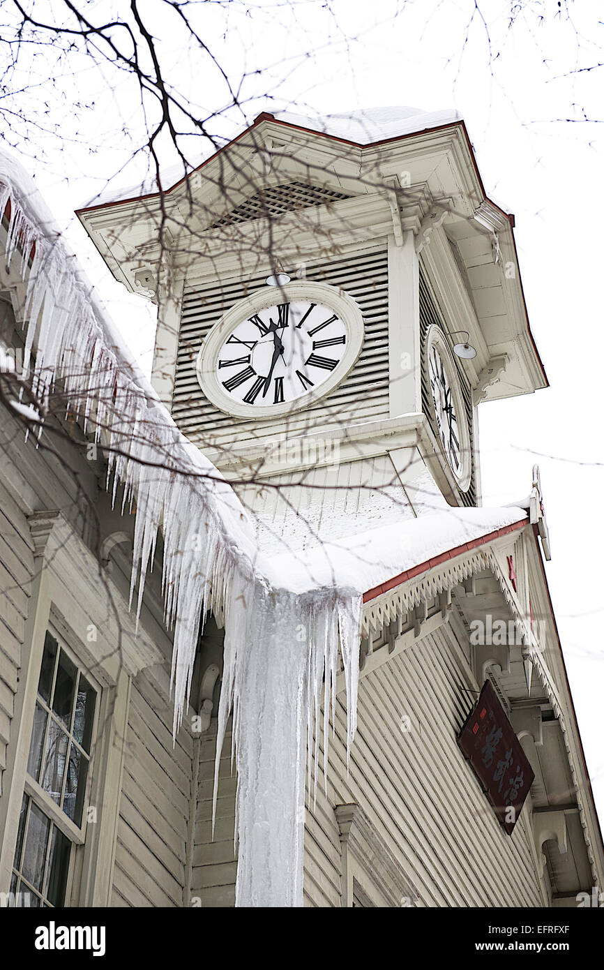 Sapporo clock tower japan hi-res stock photography and images - Alamy