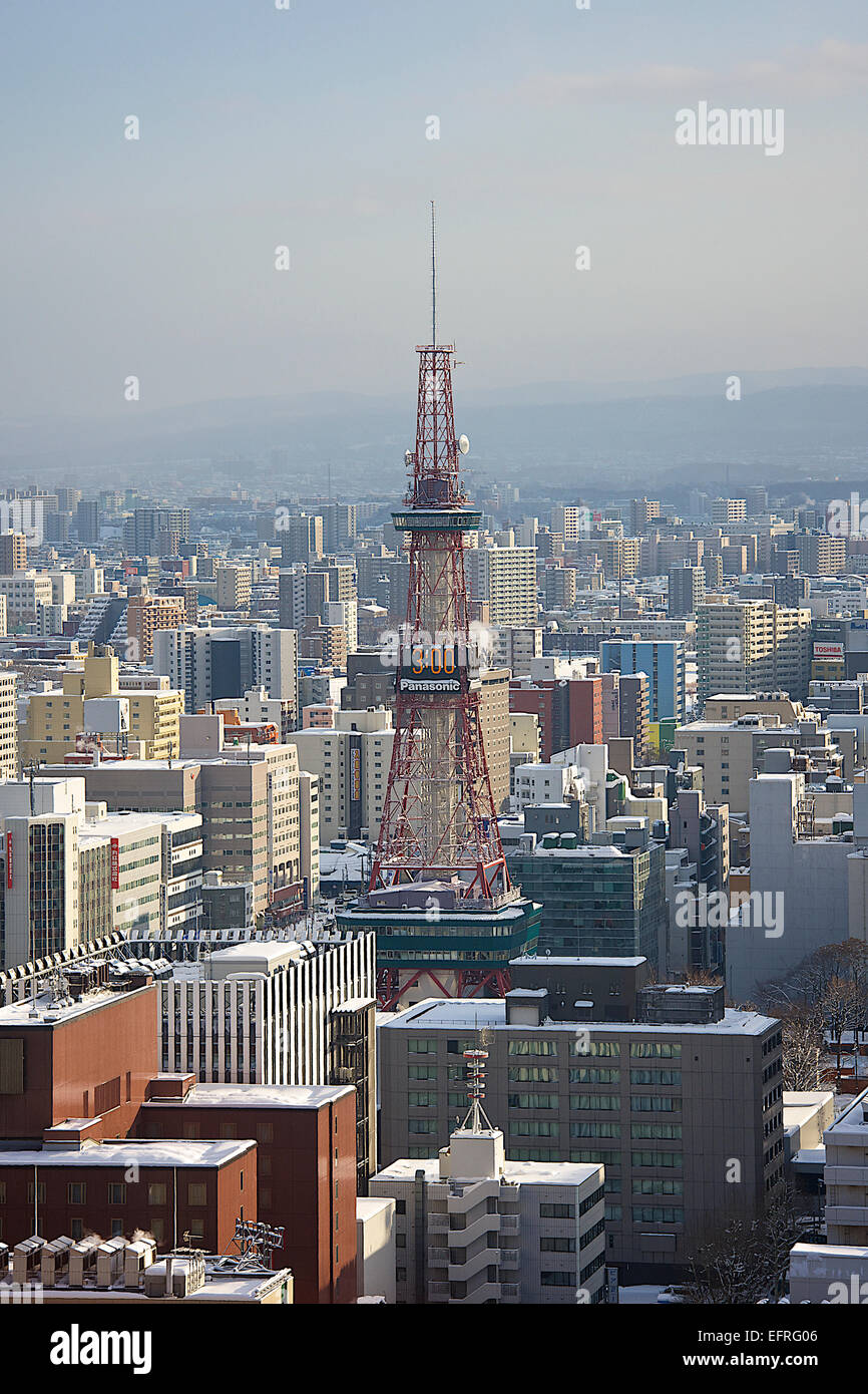View of Sapporo City, Hokkaido, Japan Stock Photo - Alamy