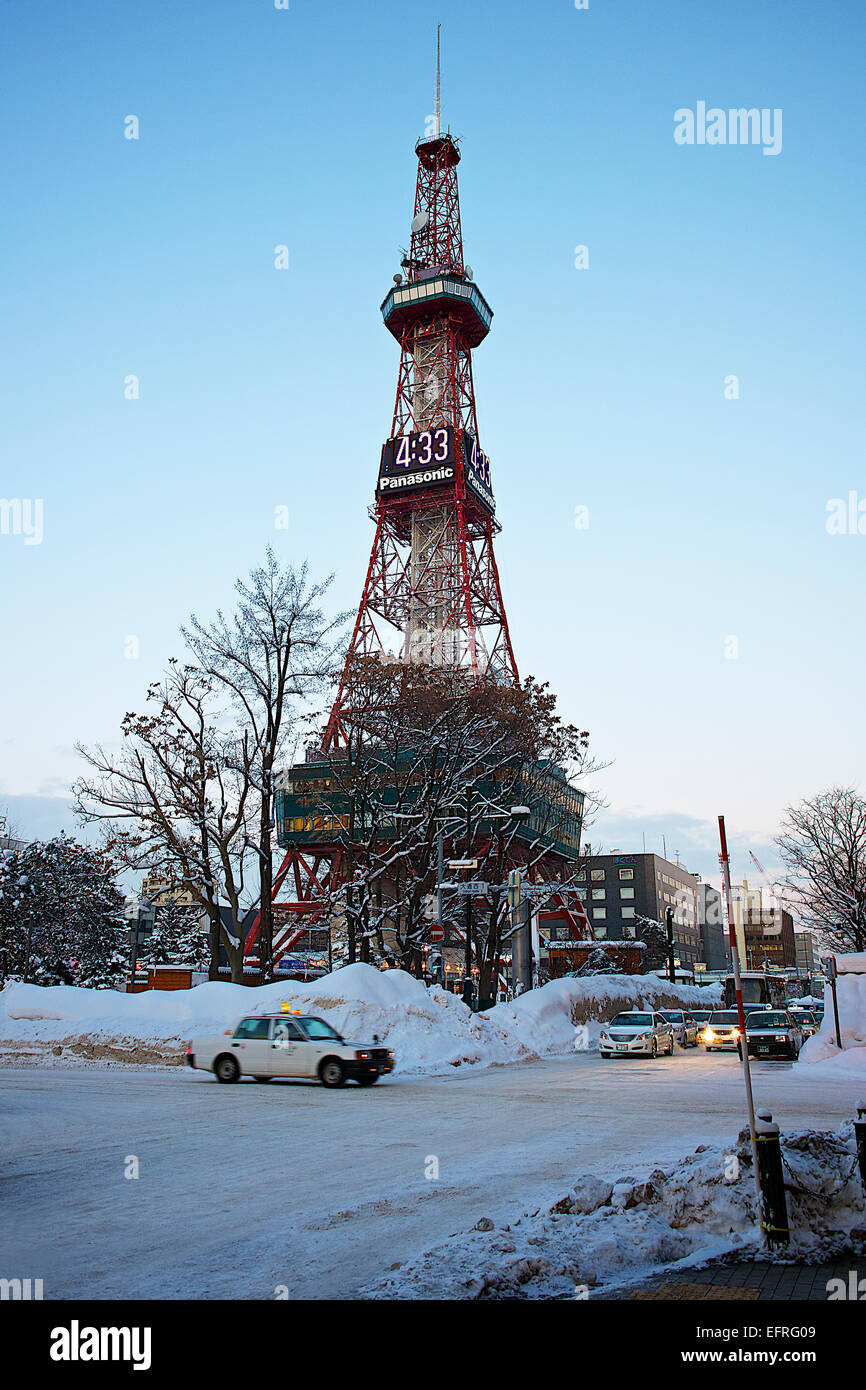 Sapporo TV Tower, Sapporo, Hokkaido, Japan Stock Photo - Alamy