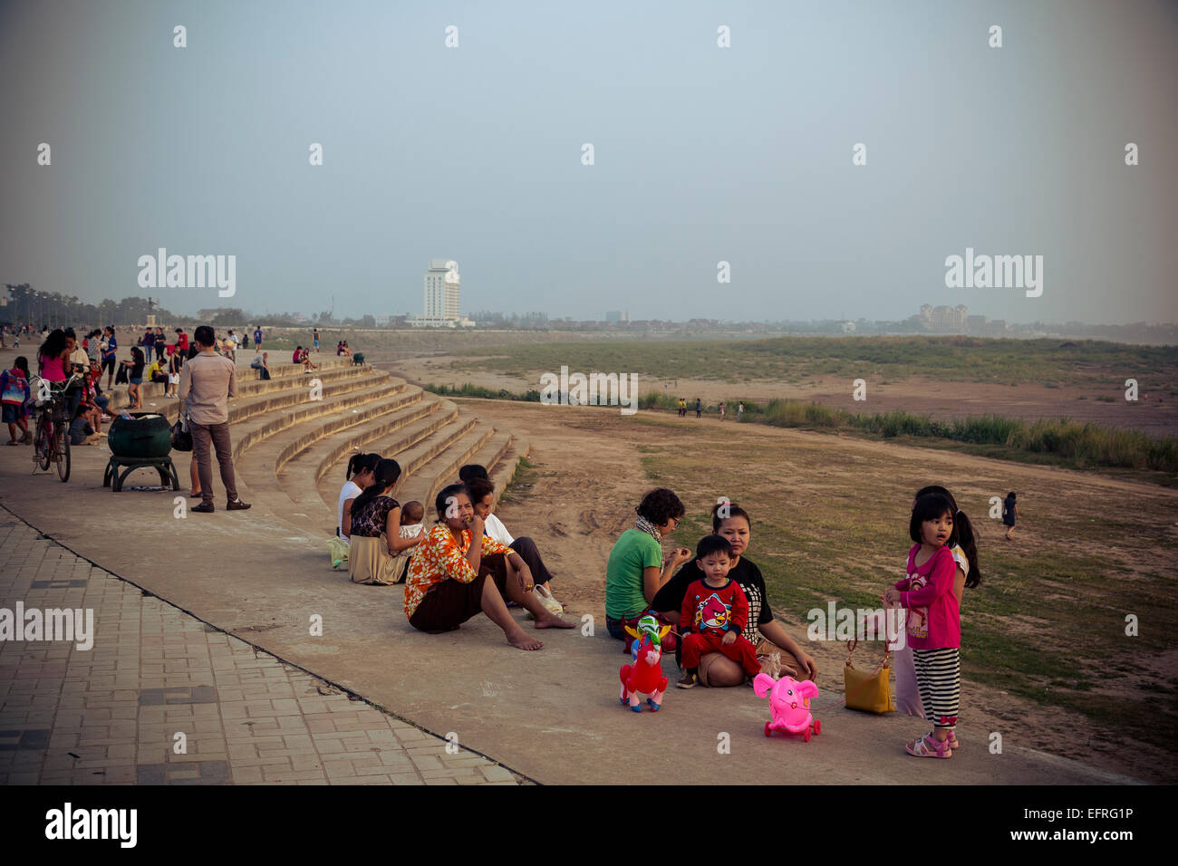 Street scene, Vientiane, Laos Stock Photo - Alamy