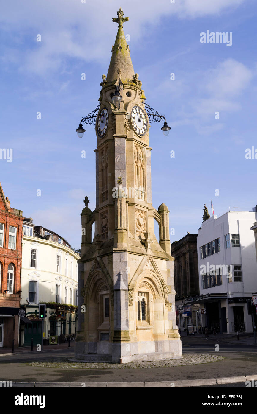 Torquay clock tower Stock Photo - Alamy