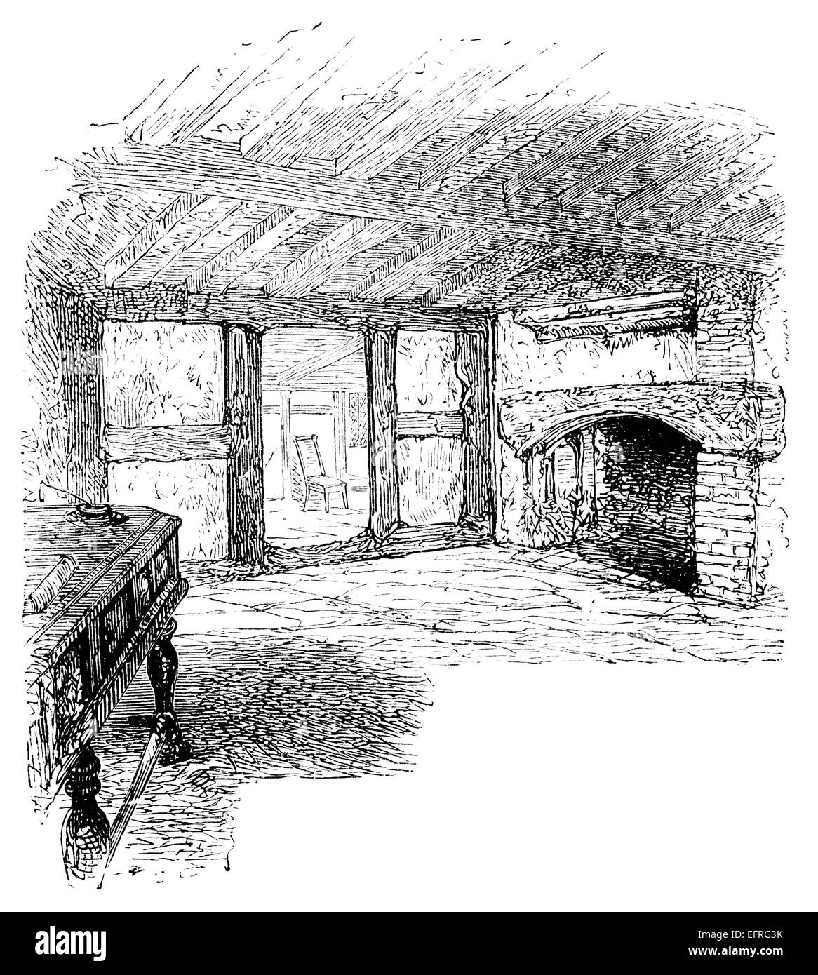 Tudor House Drawing High Resolution Stock Photography and Images - Alamy