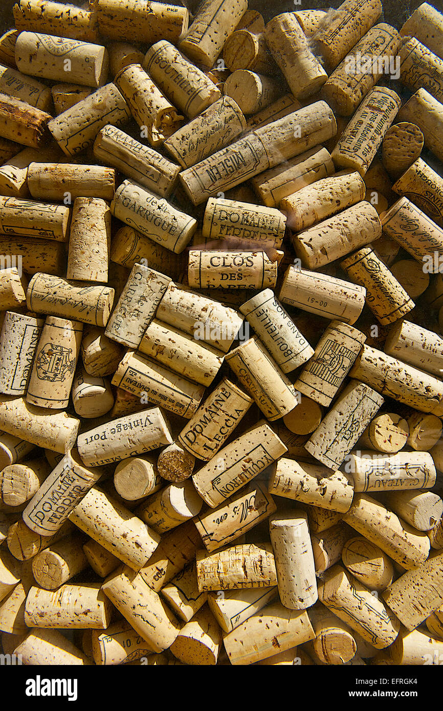 Large Number of Corks Stock Photo - Alamy
