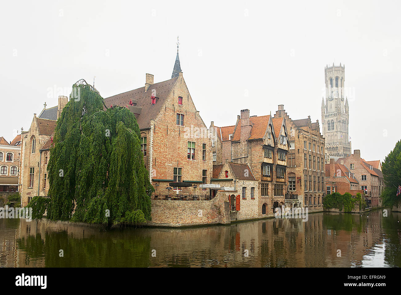 Dijver Canal, Bruges, Belgium Stock Photo - Alamy