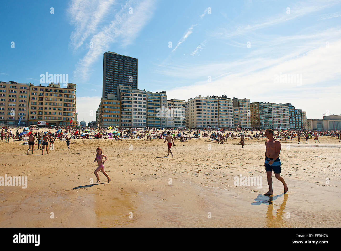 Ostend Beach, Ostend, Belgium Stock Photo - Alamy