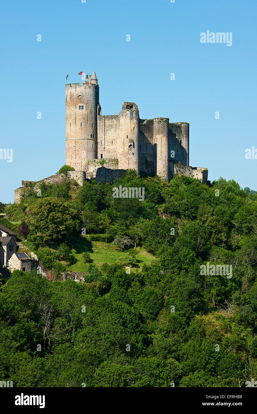 Chateau de Najac, France Stock Photo - Alamy