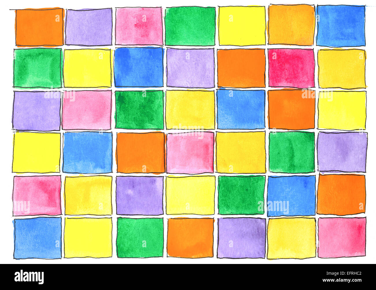 Simple watercolor painting hi-res stock photography and images - Alamy
