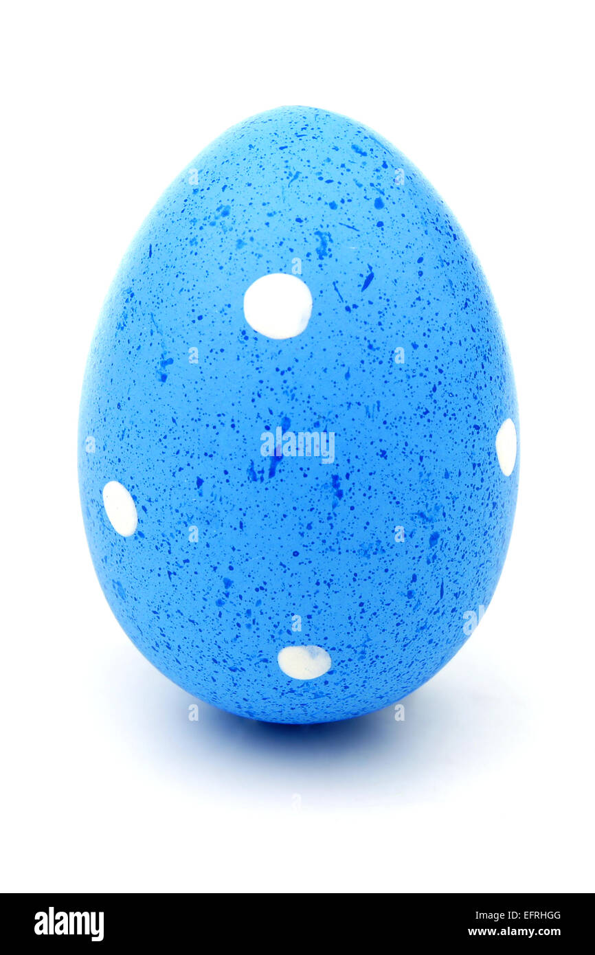 Blue with white spots Cut Out Stock Images & Pictures - Alamy