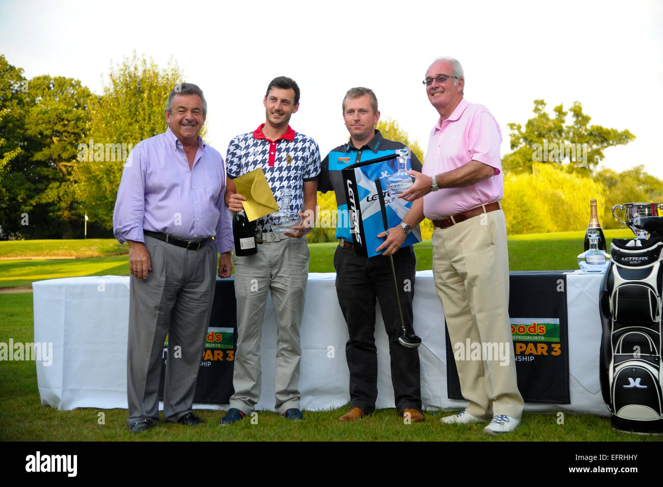 Celebrities and professionals attending the Farmfoods British Par 3 ...