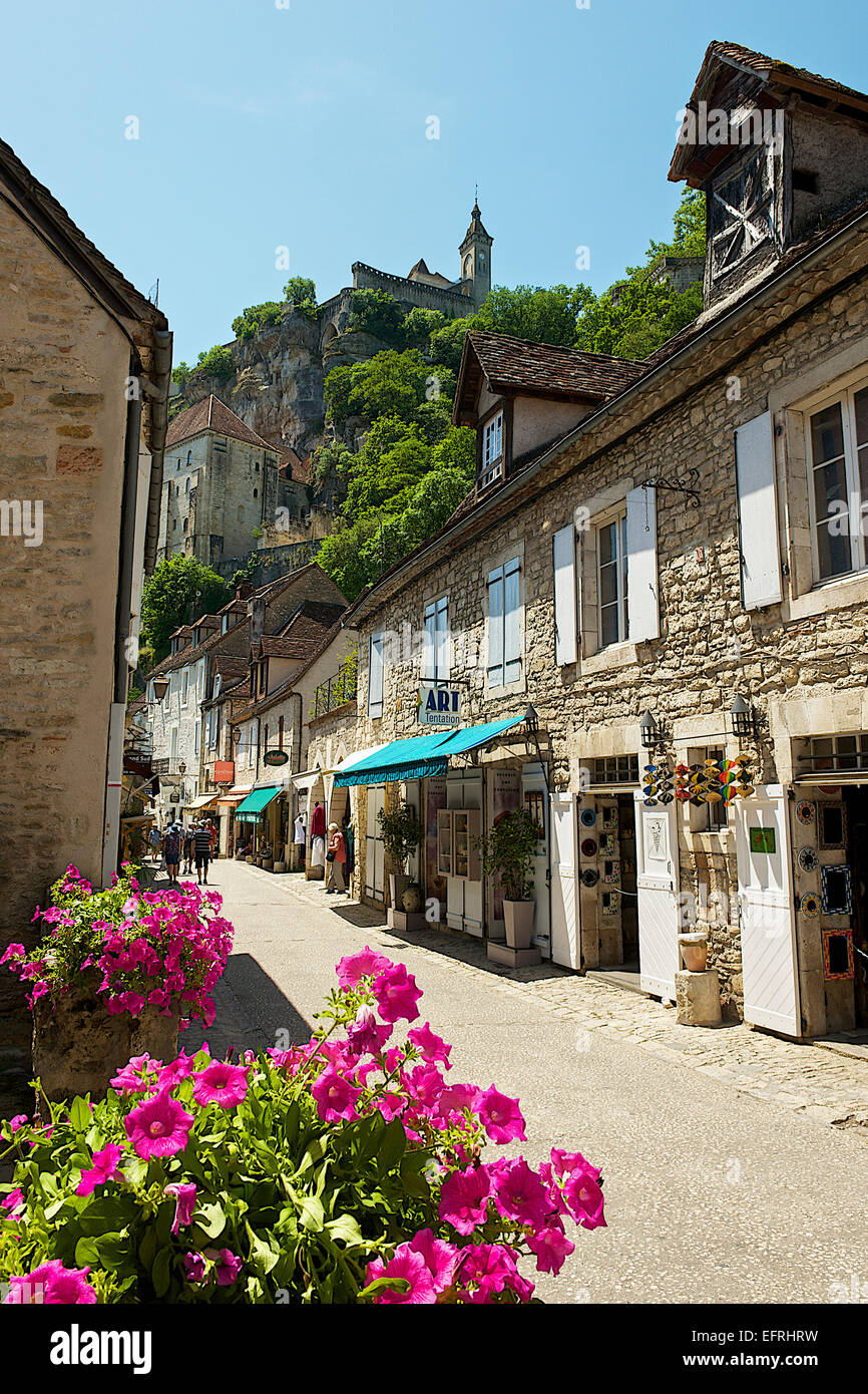 Town of Rocamadour, France Stock Photo - Alamy