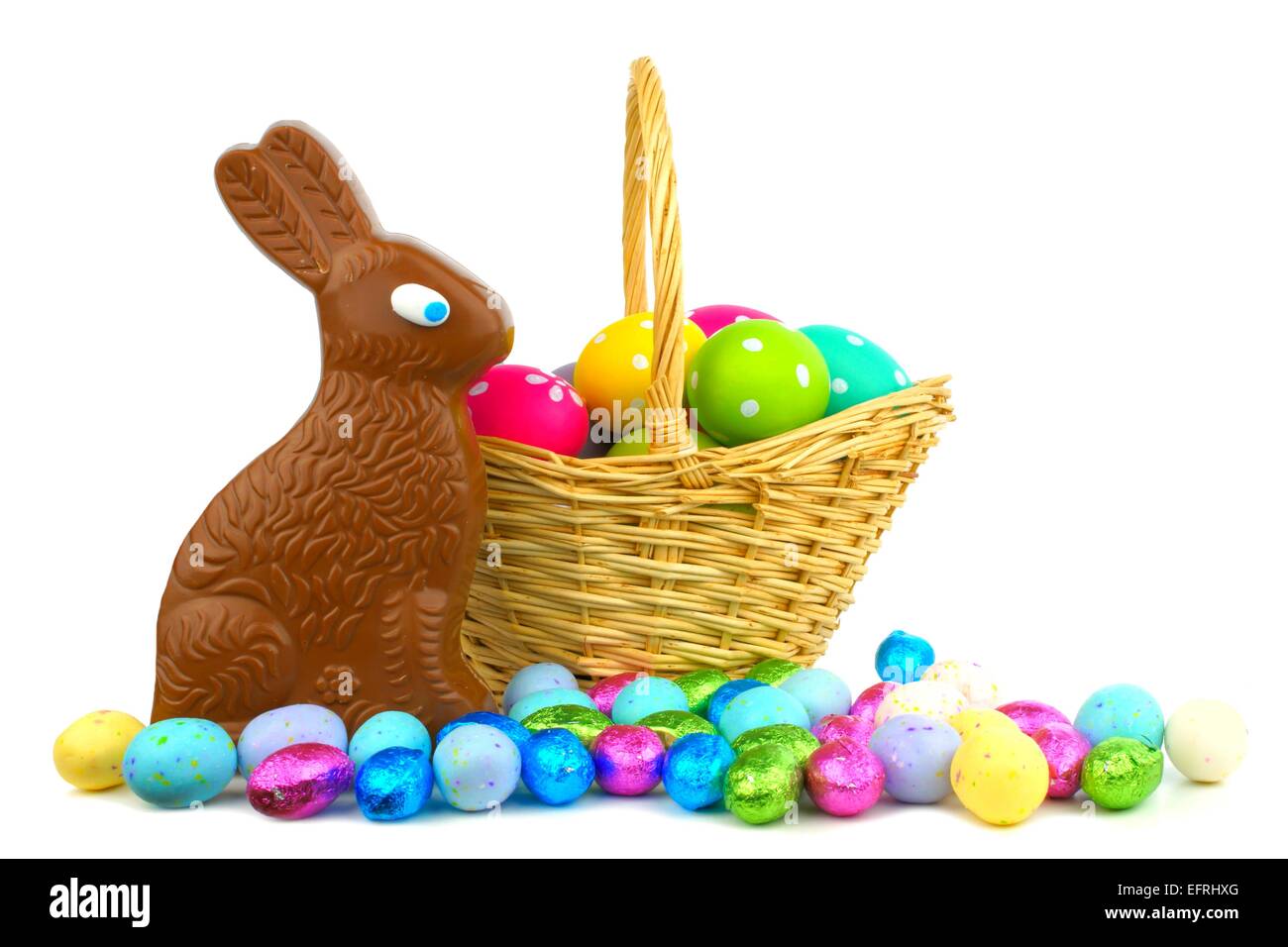 White chocolate easter bunny hi-res stock photography and images - Alamy