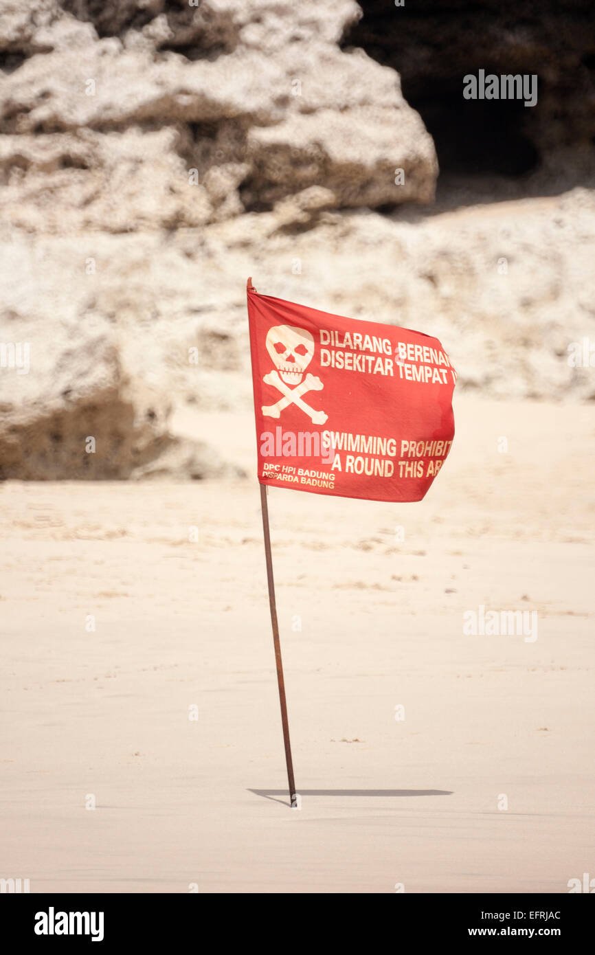 No swimming flag hi-res stock photography and images - Alamy