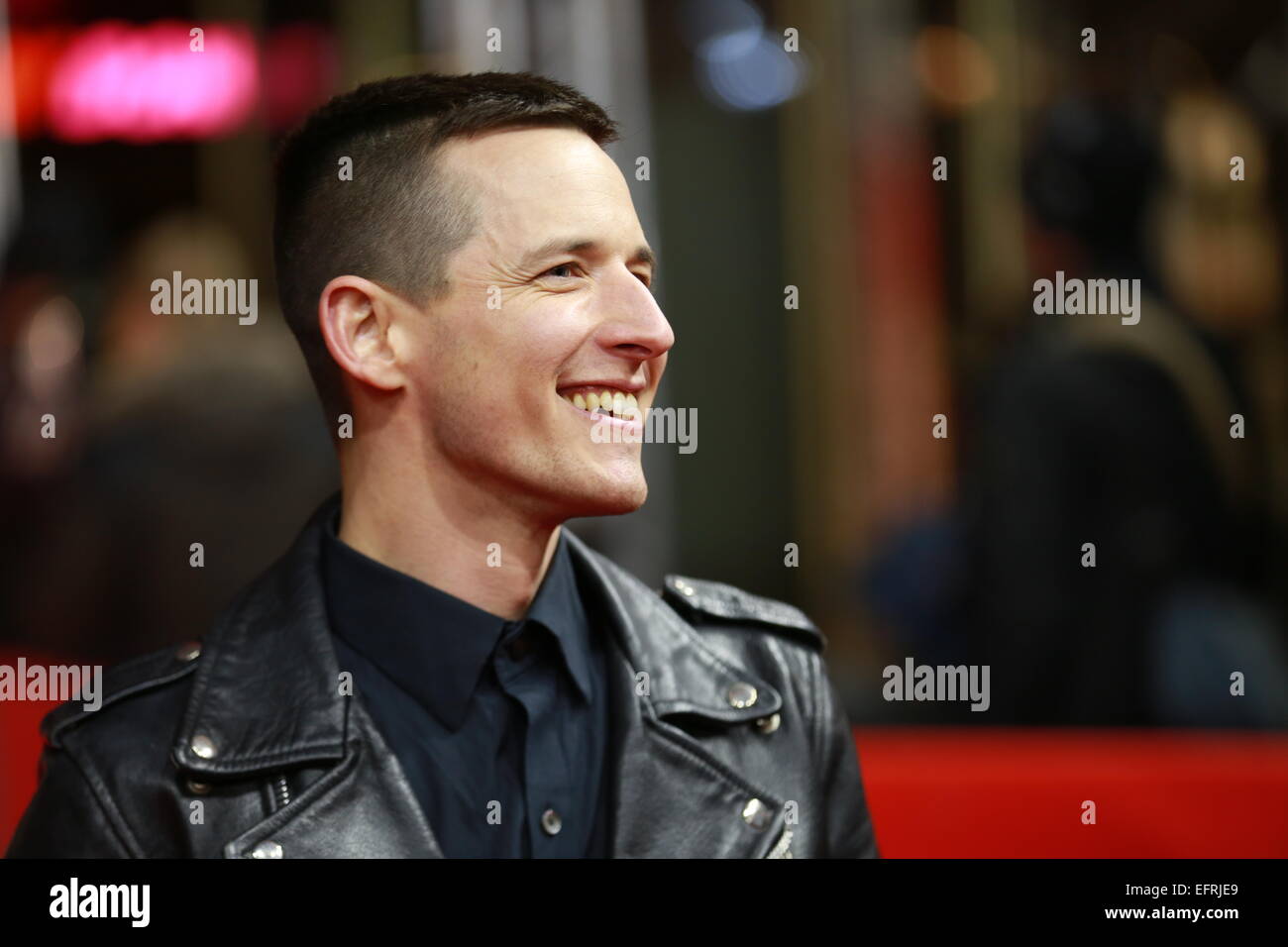 Berlin, Germany. 9th Feb, 2015. Justin Kelly, an actor and director, in ...