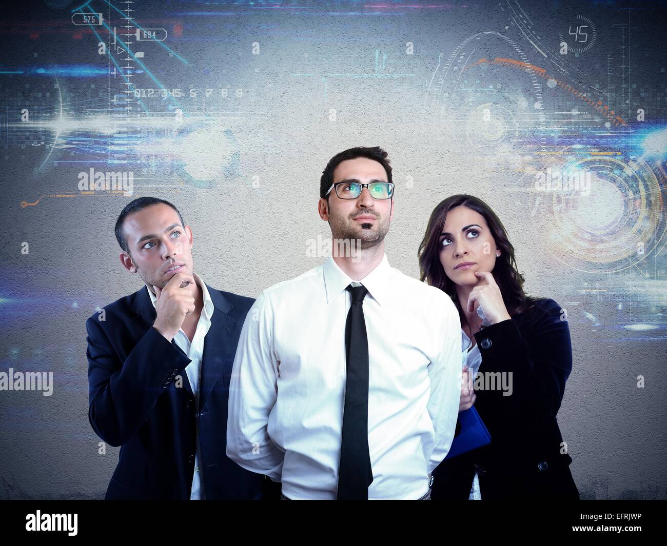 Man shows presentation employee hi-res stock photography and images - Alamy