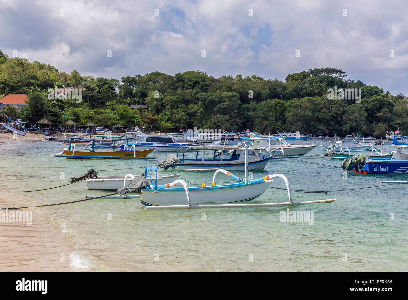 Fishing boats at Padangbai in Bali, Indonesia Stock Photo - Alamy