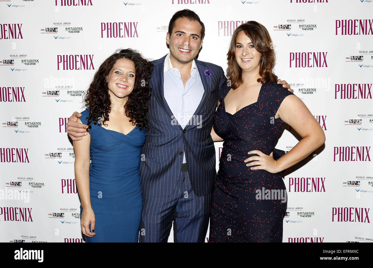 Phoenix opening night at the Cherry Lane Theatre - Arrivals. Featuring ...