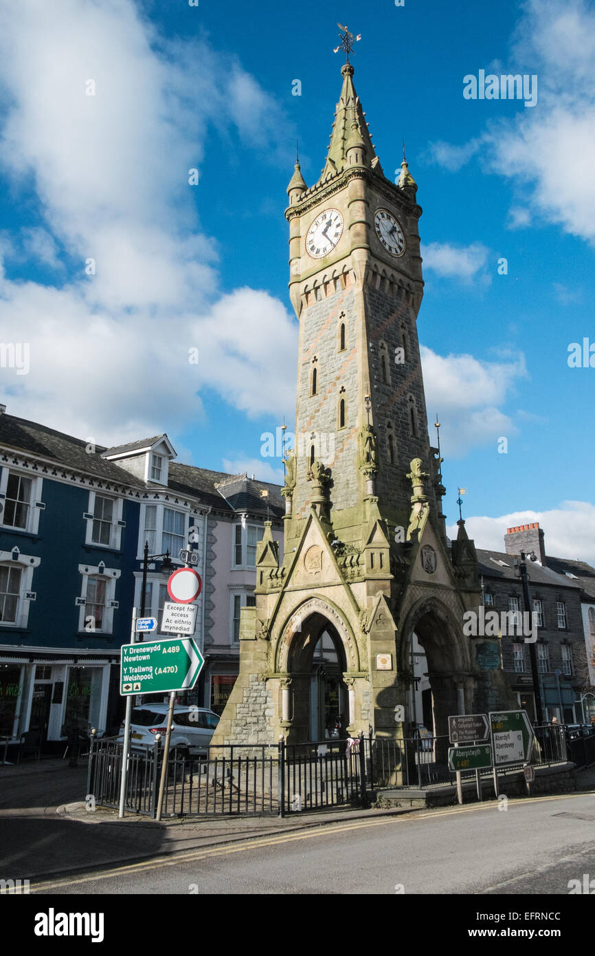 Machynlleth clocktower hi-res stock photography and images - Alamy