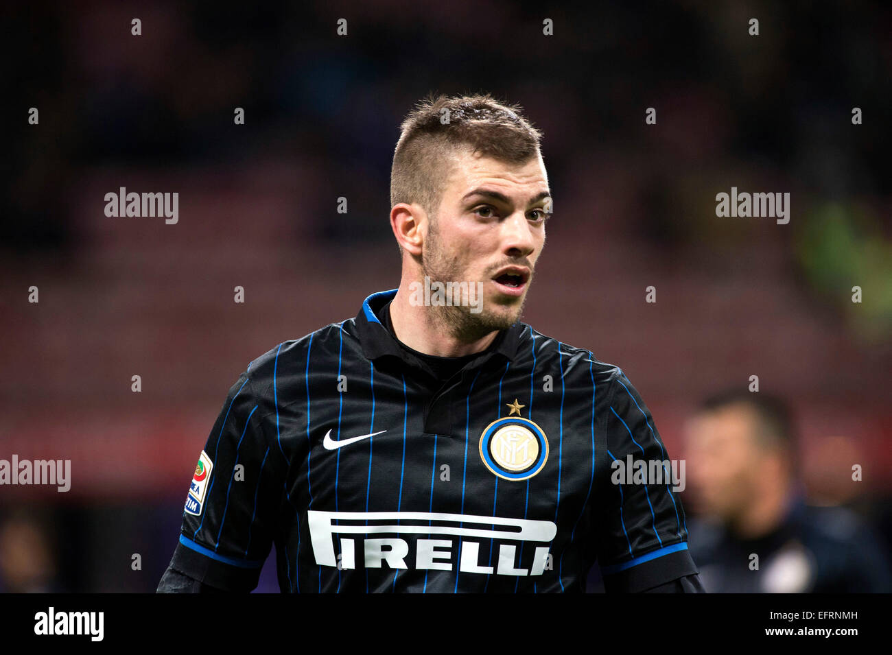 Milan, Italy. 8th Feb, 2015. Davide Santon (Inter) Football/Soccer ...