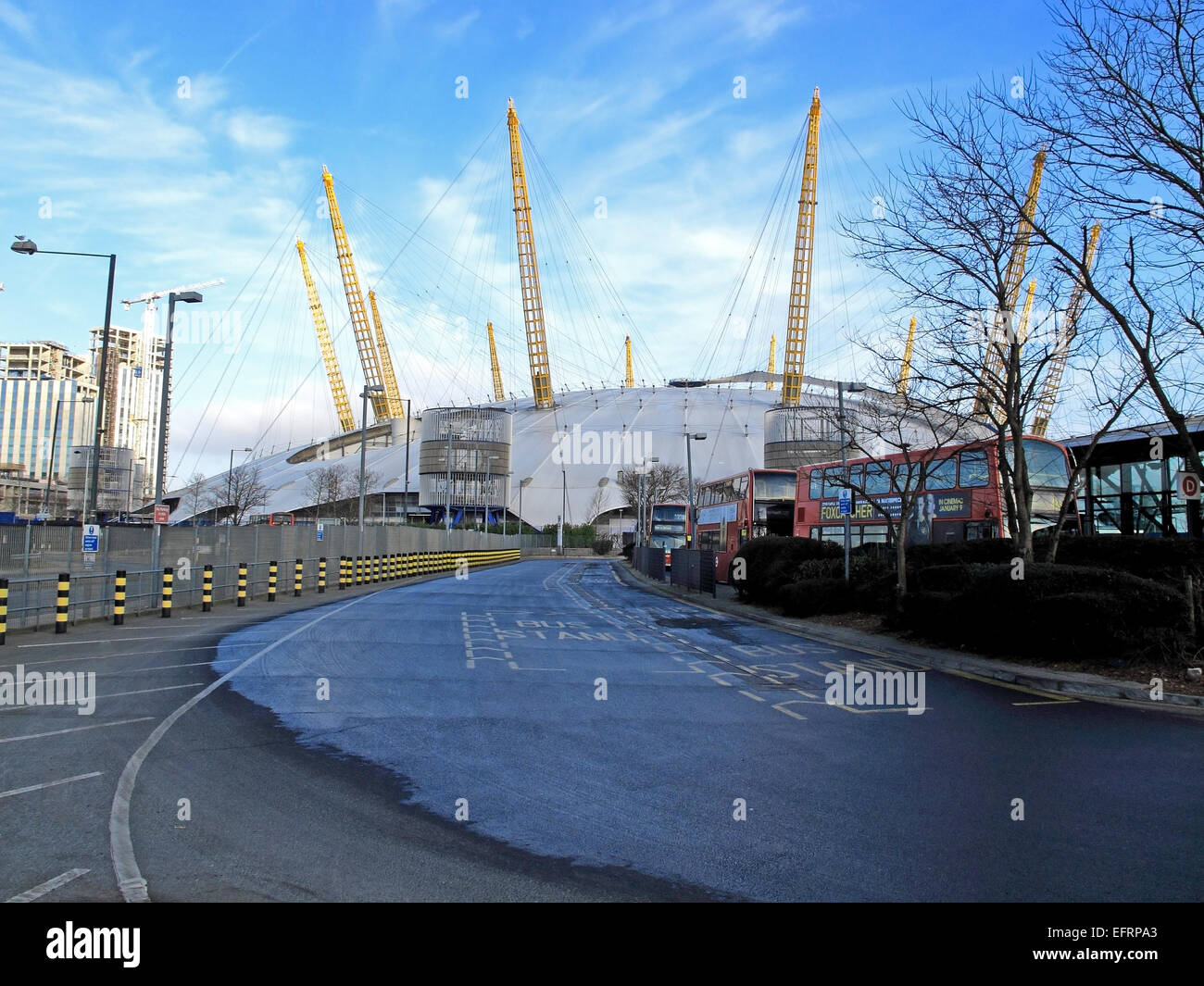 A view of the O2 building in North Greenwich, London Stock Photo - Alamy