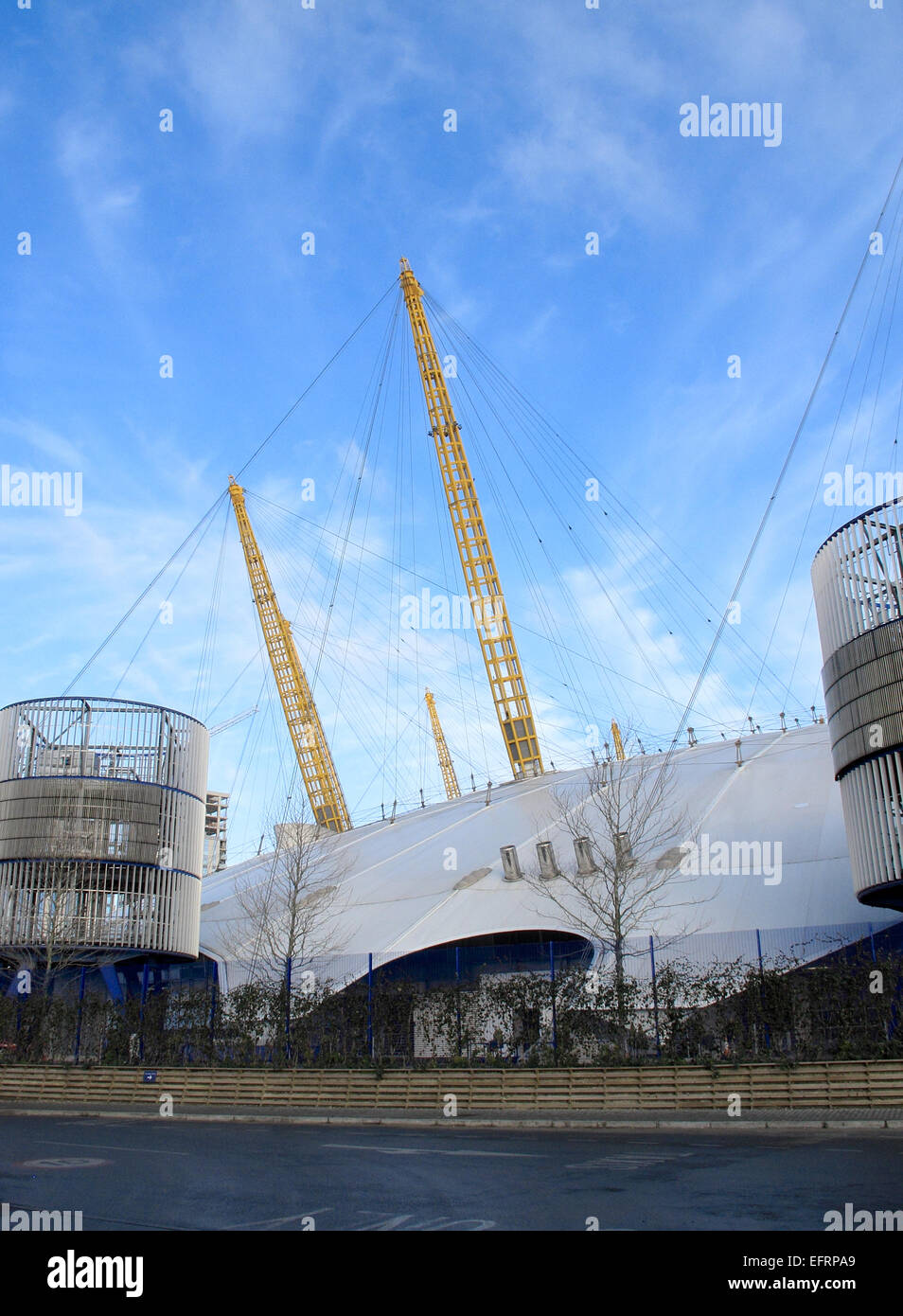 A view of the O2 building in North Greenwich, London Stock Photo - Alamy