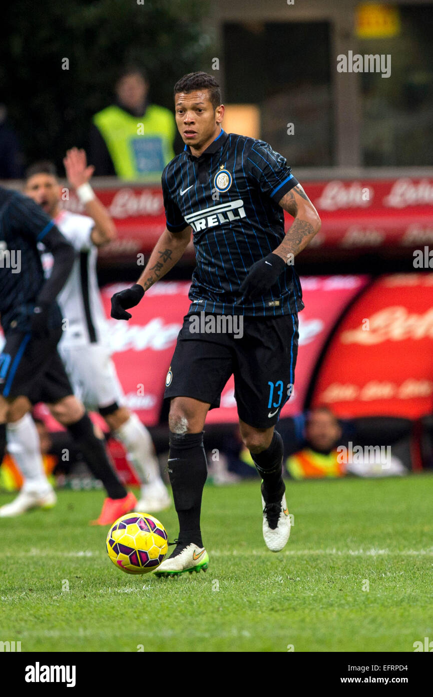 Milan, Italy. 8th Feb, 2015. Freddy Guarin (Inter) Football/Soccer ...