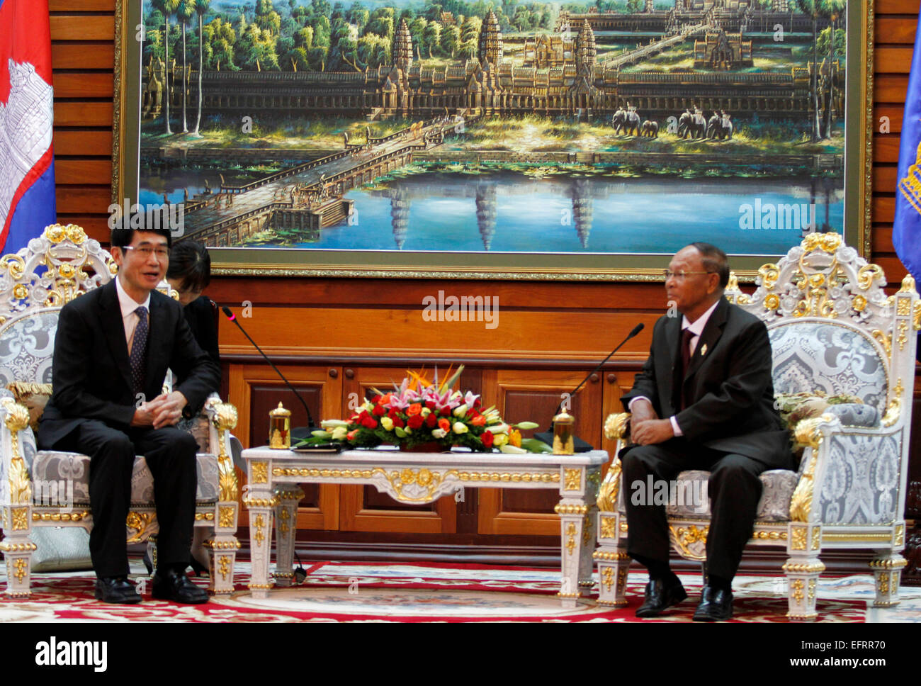 Phnom Penh, Cambodia. 10th Feb, 2015. Cambodian National Assembly ...