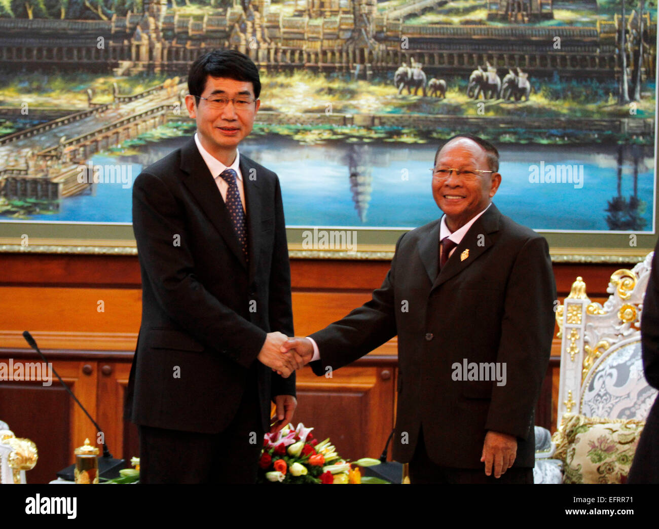 Phnom Penh, Cambodia. 10th Feb, 2015. Cambodian National Assembly ...