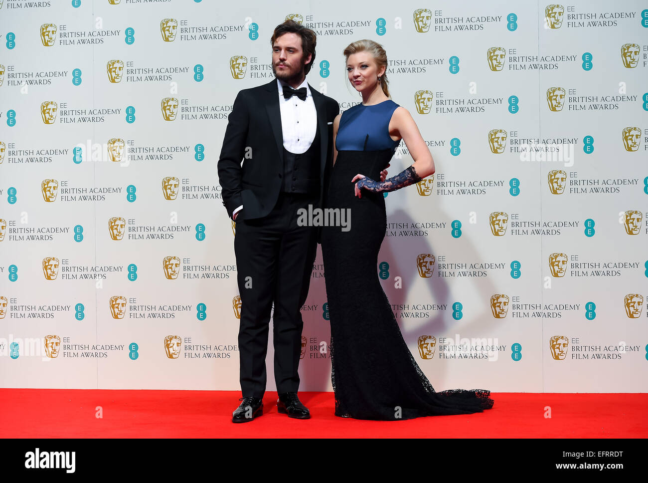 Sam Claflin and Natalie Dormer at the EE British Academy Film Awards at ...