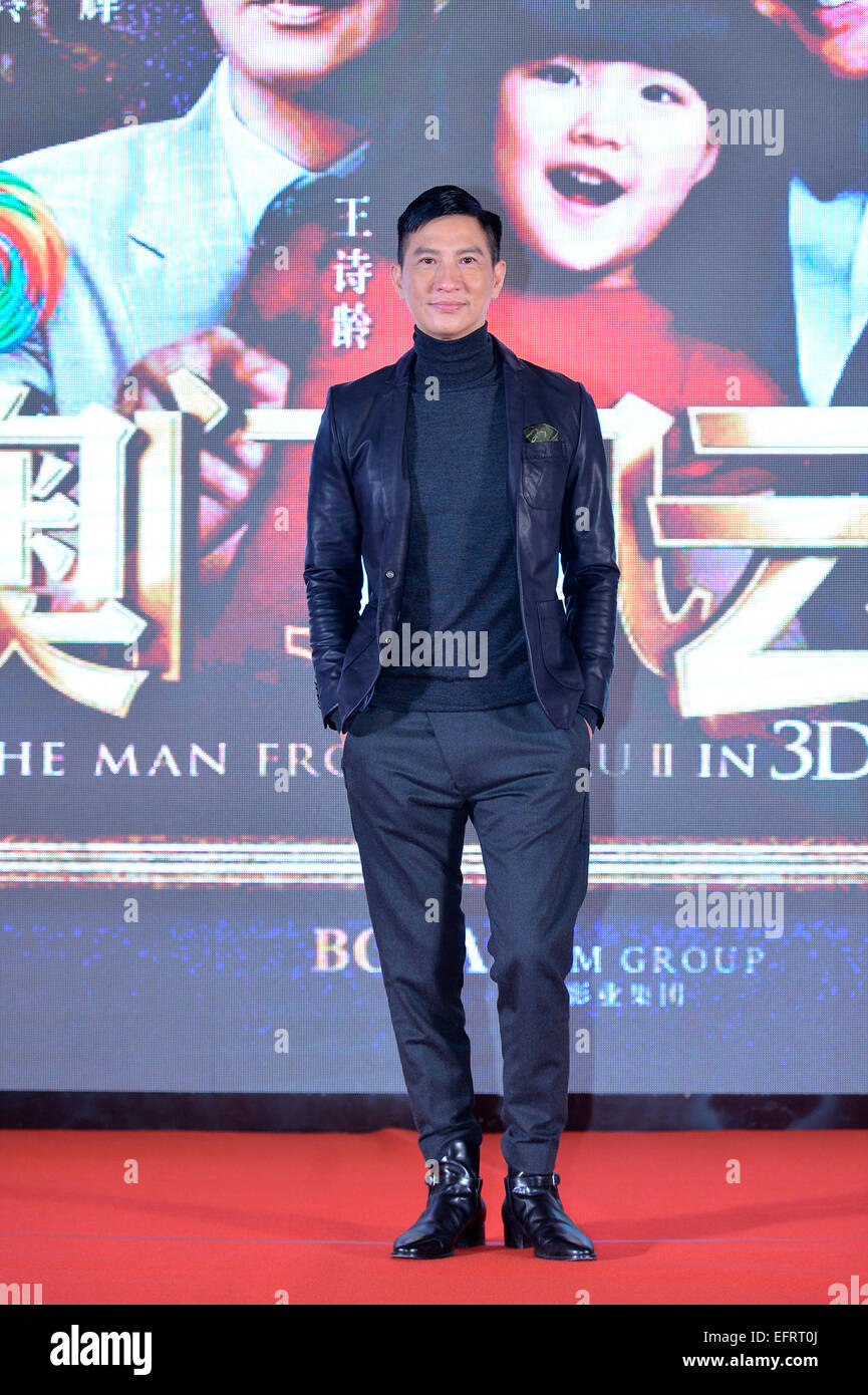 Nick Cheung attends the premiere of The Man From Macao II in Shanghai ...