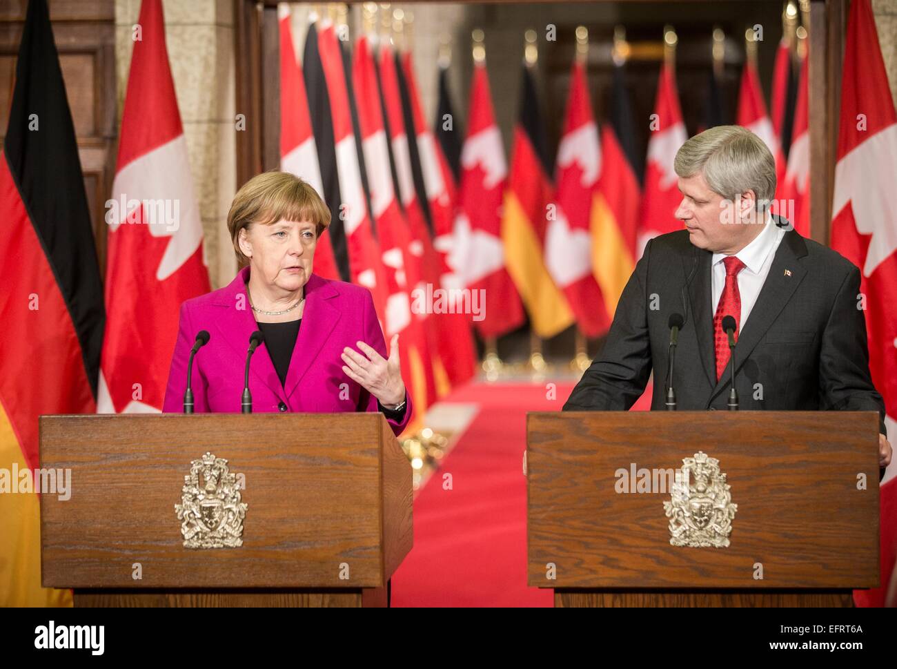 Ottawa, Canada. 09th Feb, 2015. German Chancellor Angela Merkel (CDU ...