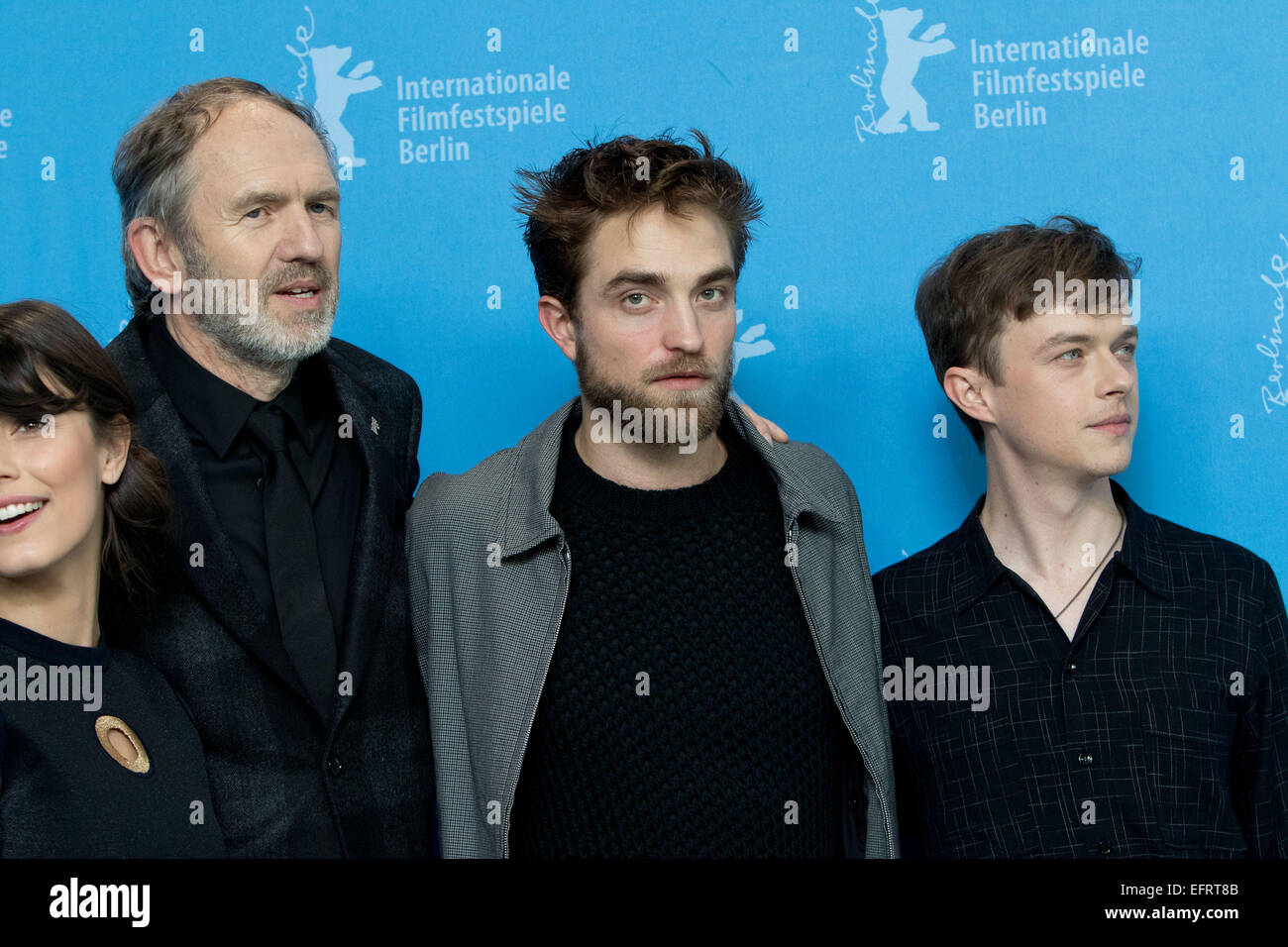 Berlin, Germany. 09th Feb, 2015. Director Anton Corbijn (l-r), actors ...