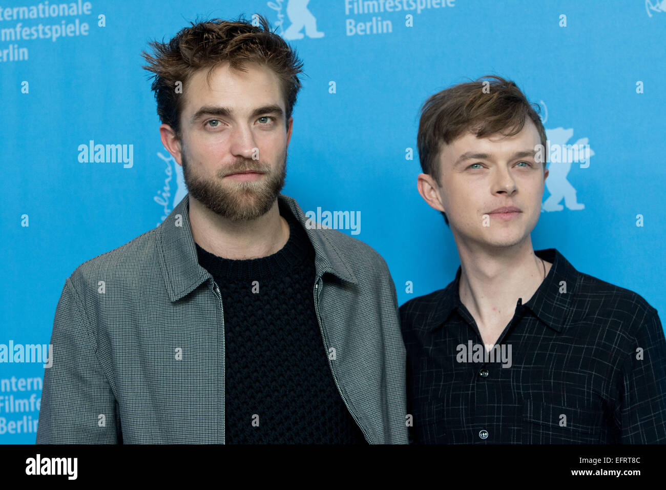 Berlin, Germany. 09th Feb, 2015. Actors Robert Pattinson and Dane ...