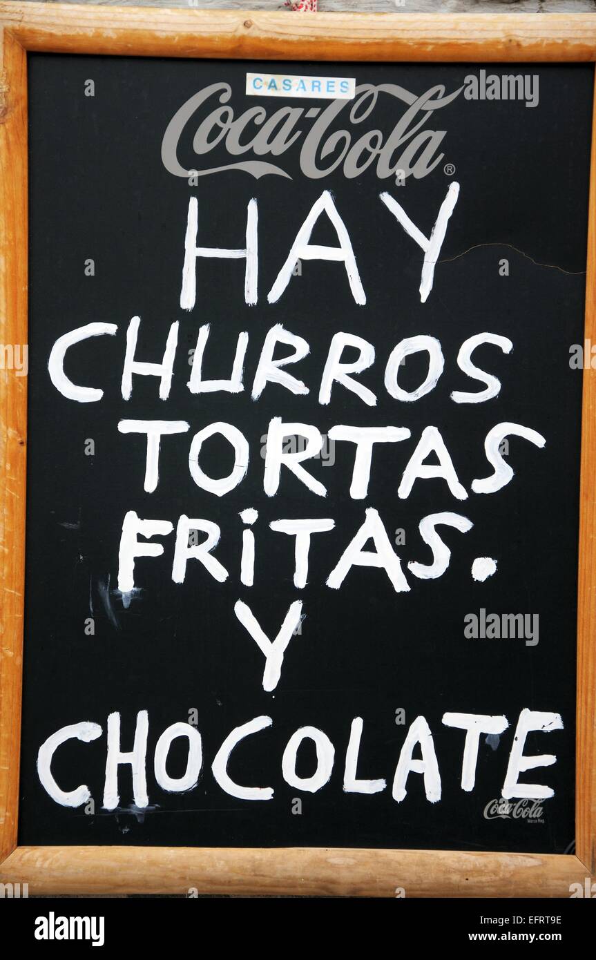 Spanish menu hi-res stock photography and images - Alamy