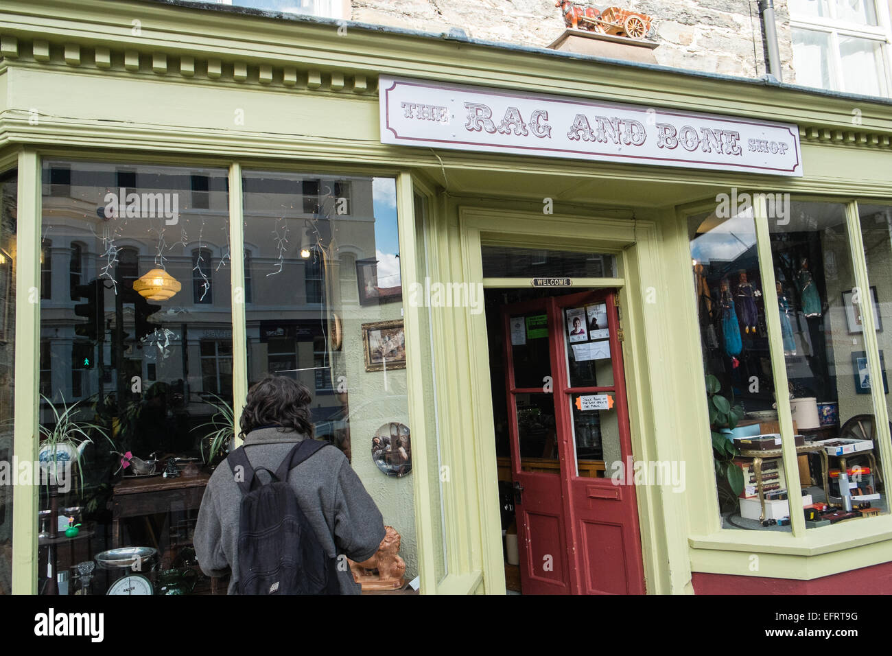 Machynlleth market town on weekly market day held on Wednesdays,in ...
