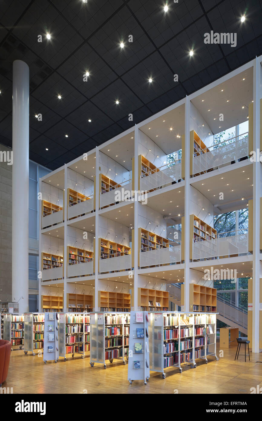 Malmo City Library, Malmo, Sweden. Architect: Henning Larsen Architects ...