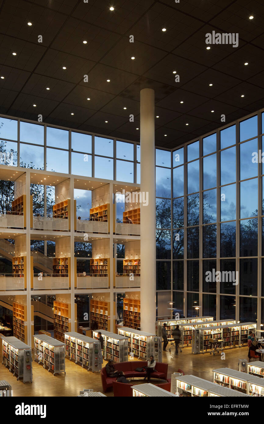 Malmo City Library, Malmo, Sweden. Architect: Henning Larsen Architects ...