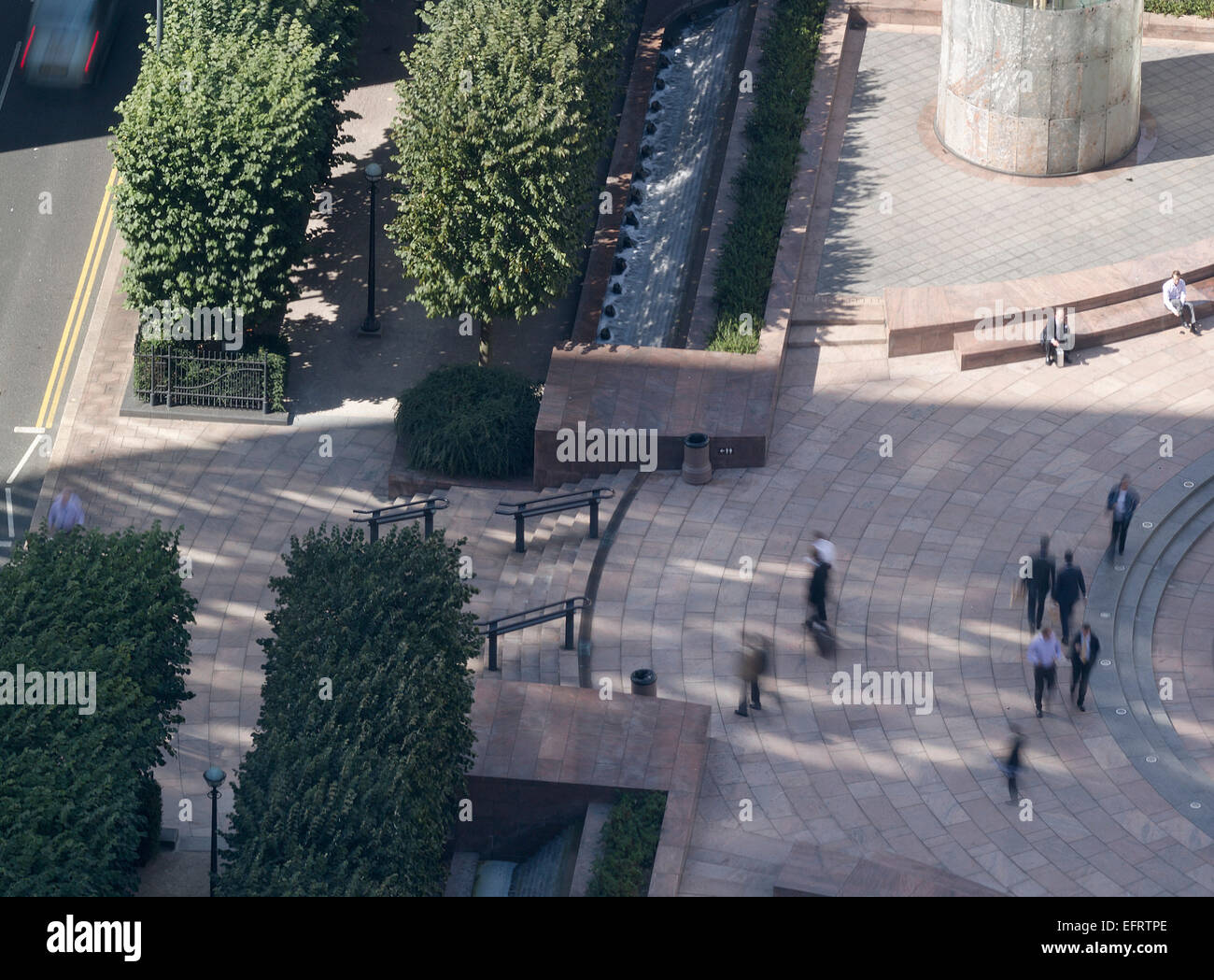Public Square Canary Wharf, London, UK. Architect: Olin Partnership ...