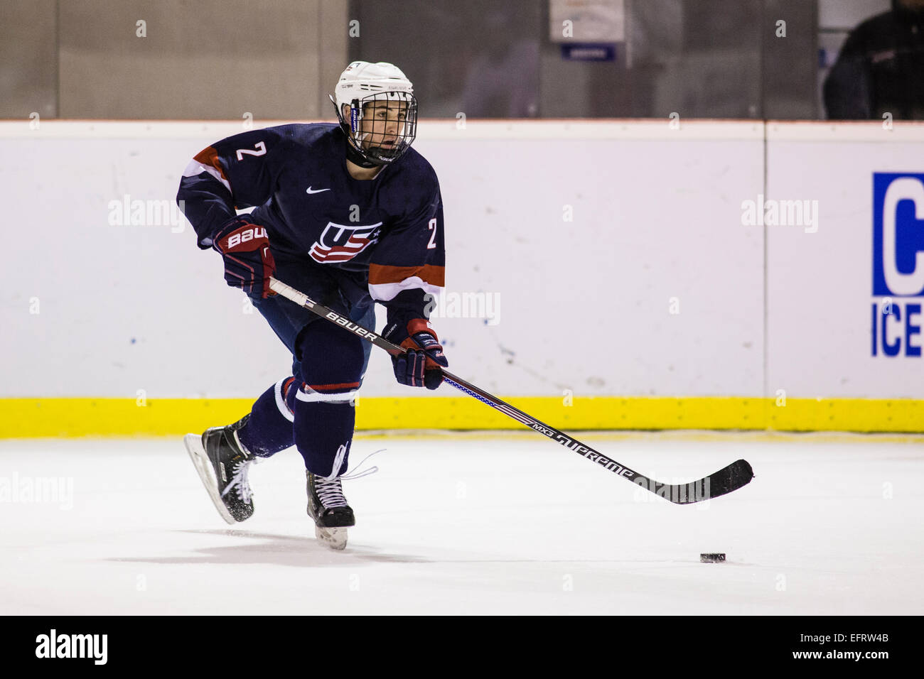 Joseph Masonius, ice hockey, USA, Five nations tournament, U18 Stock ...
