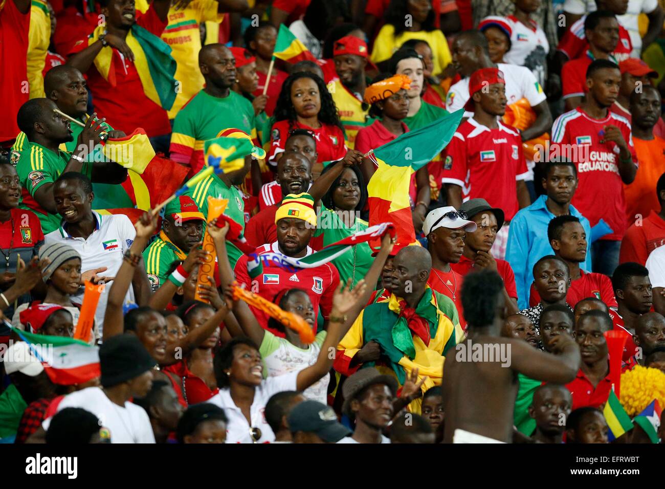Congo Brazzaville fans during their AFCON match against Equatorial ...