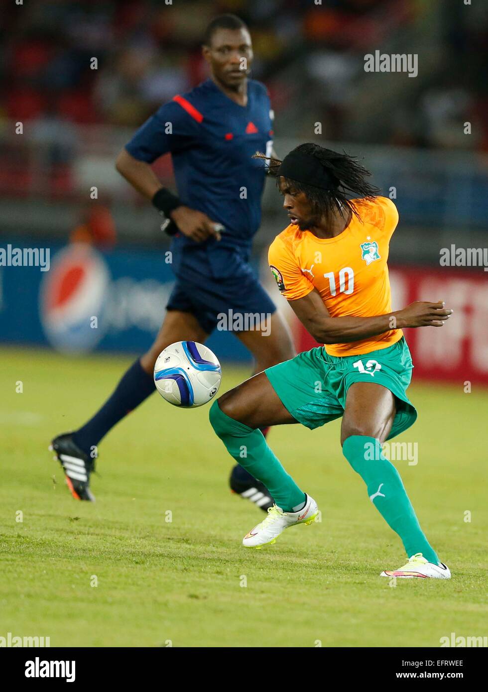 Gervinho of Ivory Coast vies against DR Congo during their Africa Cup ...