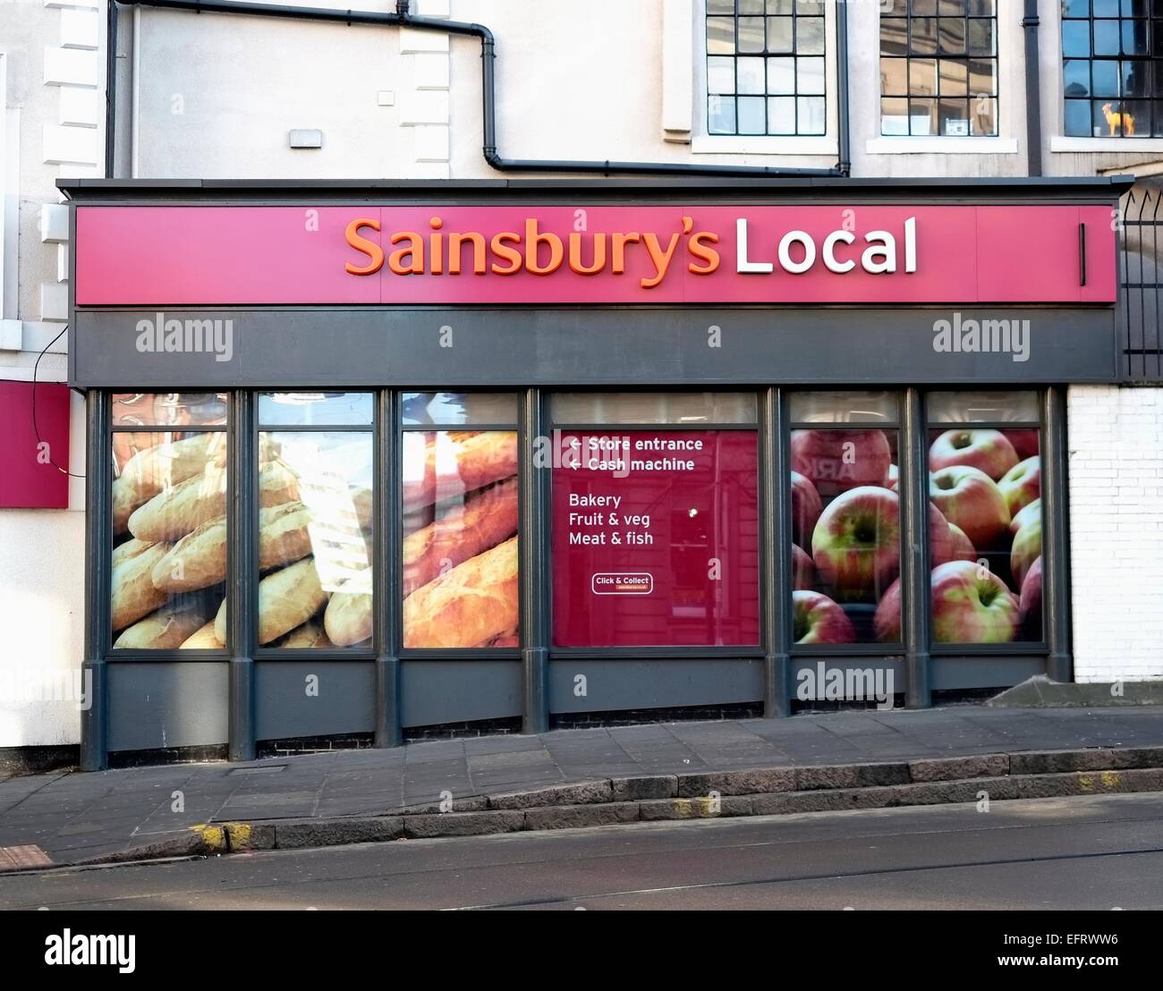 Adverts advertisements shop window hi-res stock photography and images ...