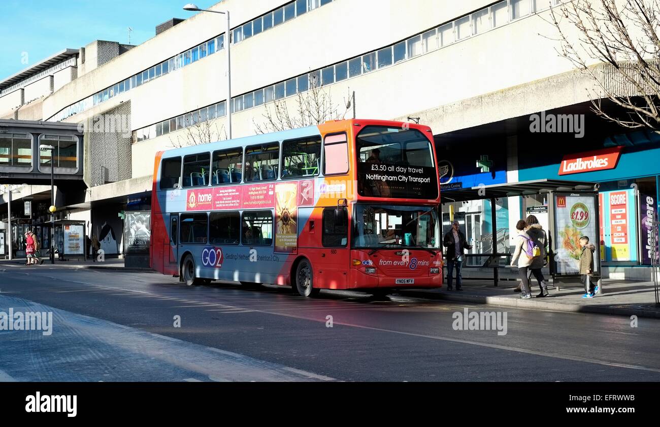 Nottingham city transport bus hi-res stock photography and images - Alamy
