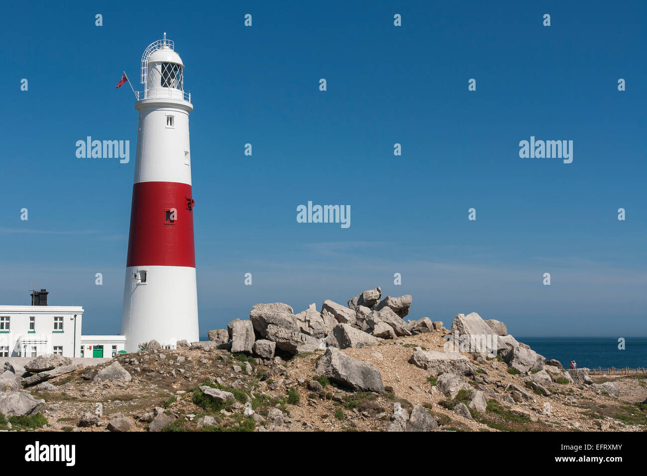 Photograph of Portland Bill Lighthouse Stock Photo - Alamy