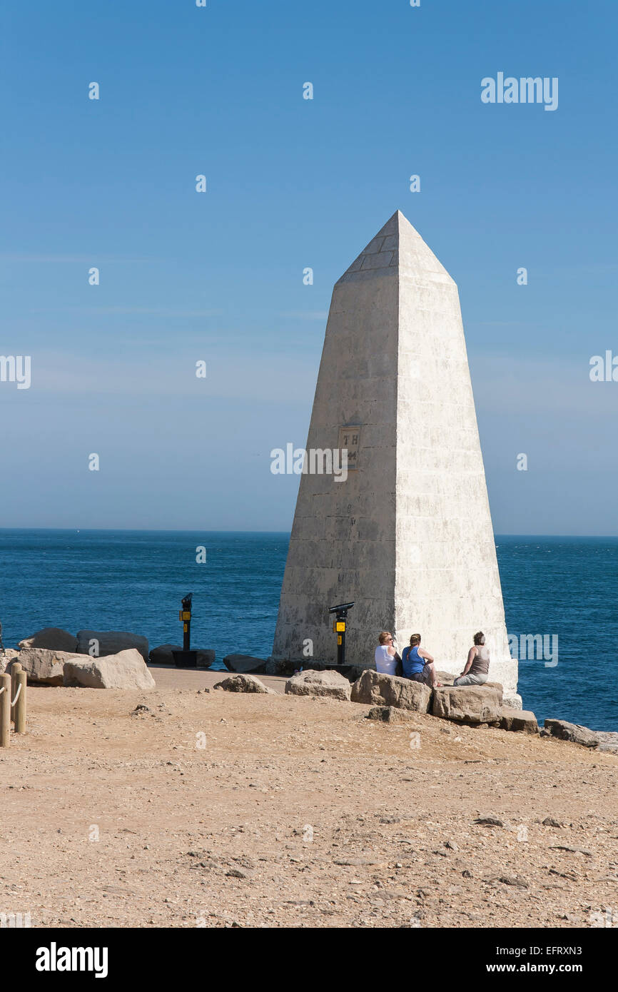 Photograph of the Trinity House Obelisk Stock Photo - Alamy