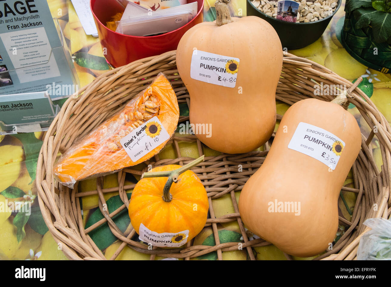 Machynlleth market town on weekly market day held on Wednesdays,in ...