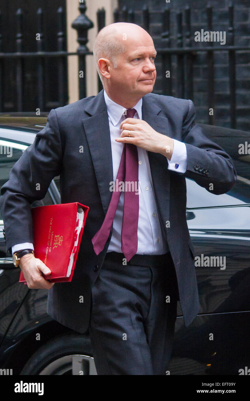London, February 10th 2015. Ministers arrive at the weekly cabinet ...