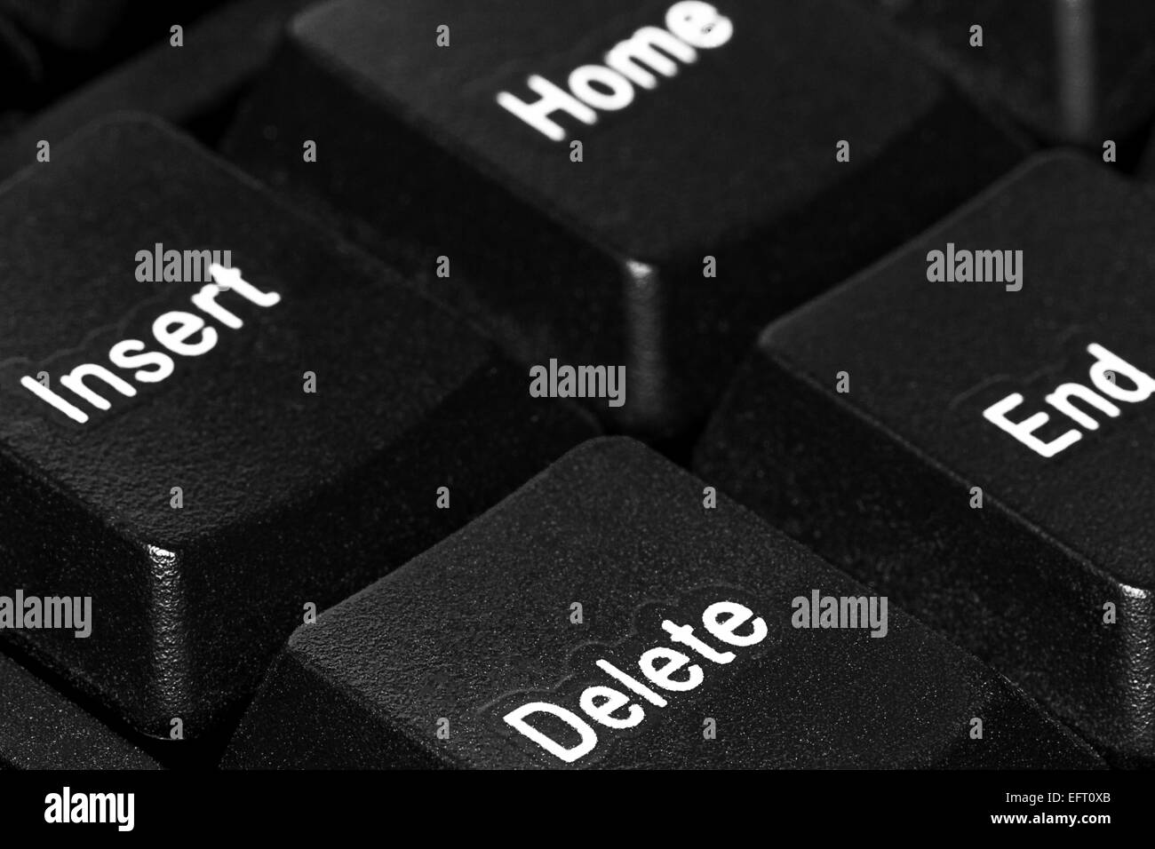 Insert key keyboard Black and White Stock Photos & Images - Alamy