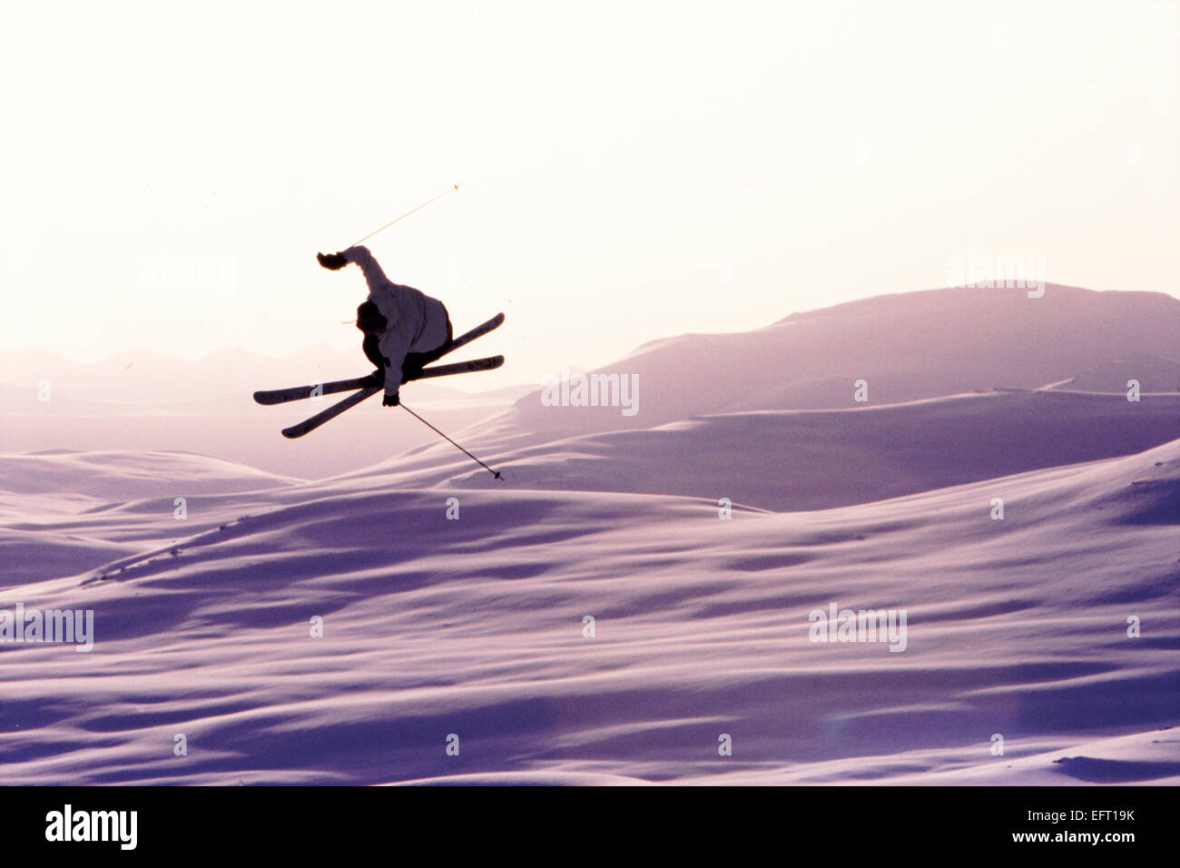 aerial tricks from freestyle skier in Pakistans Karakoram range of ...