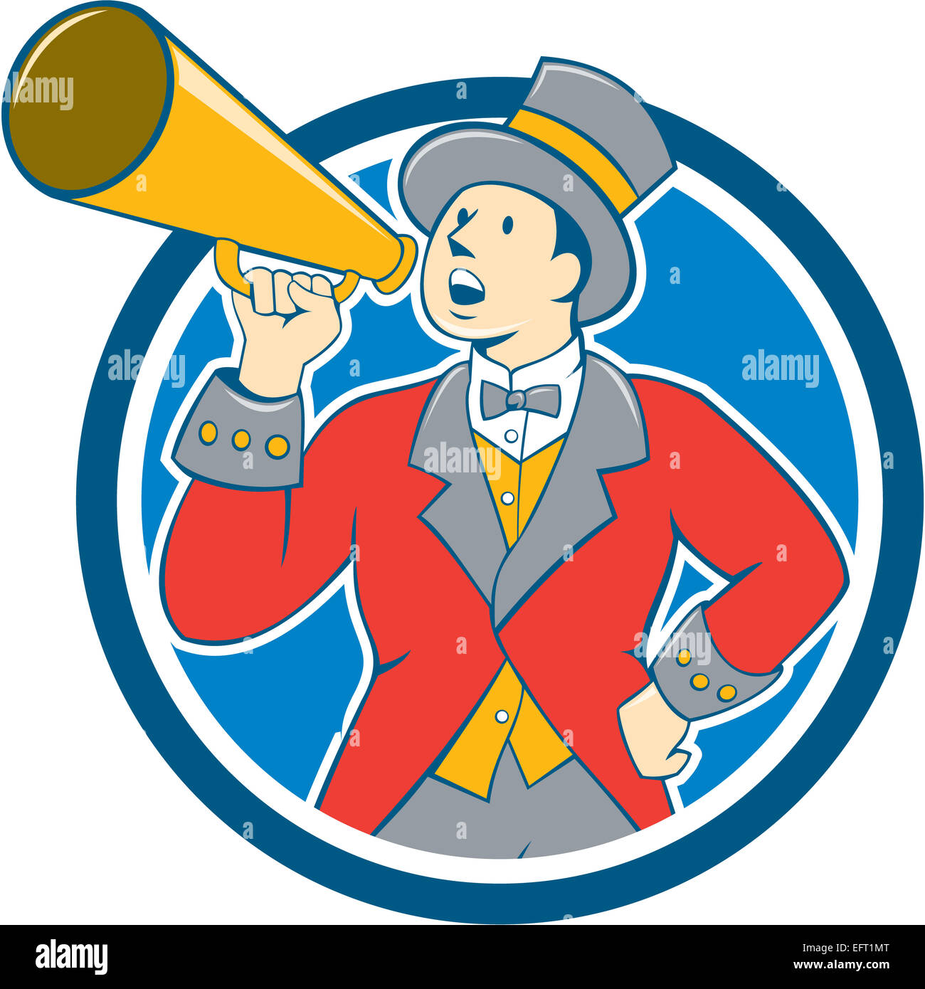 Illustration of circus ringleader ringmaster ring leader announcer ...